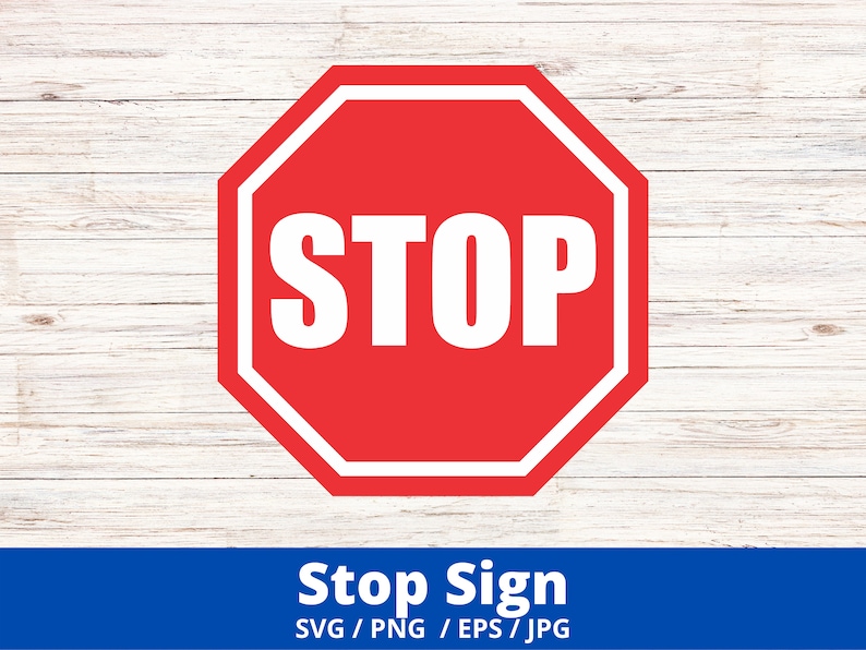 Stop Sign SVG, Road Sign SVG, Stop Sign Vector Files, Stop Sign Vector ...