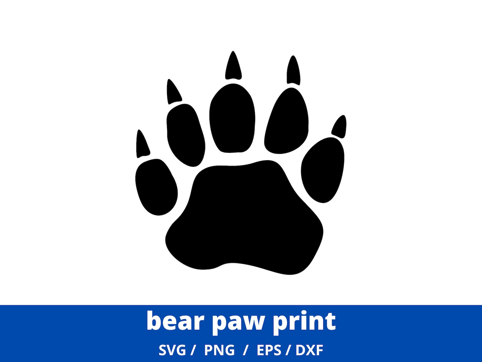 Bear Paw Print SVG Paw Print Svg School SVG Teacher SVG - Etsy