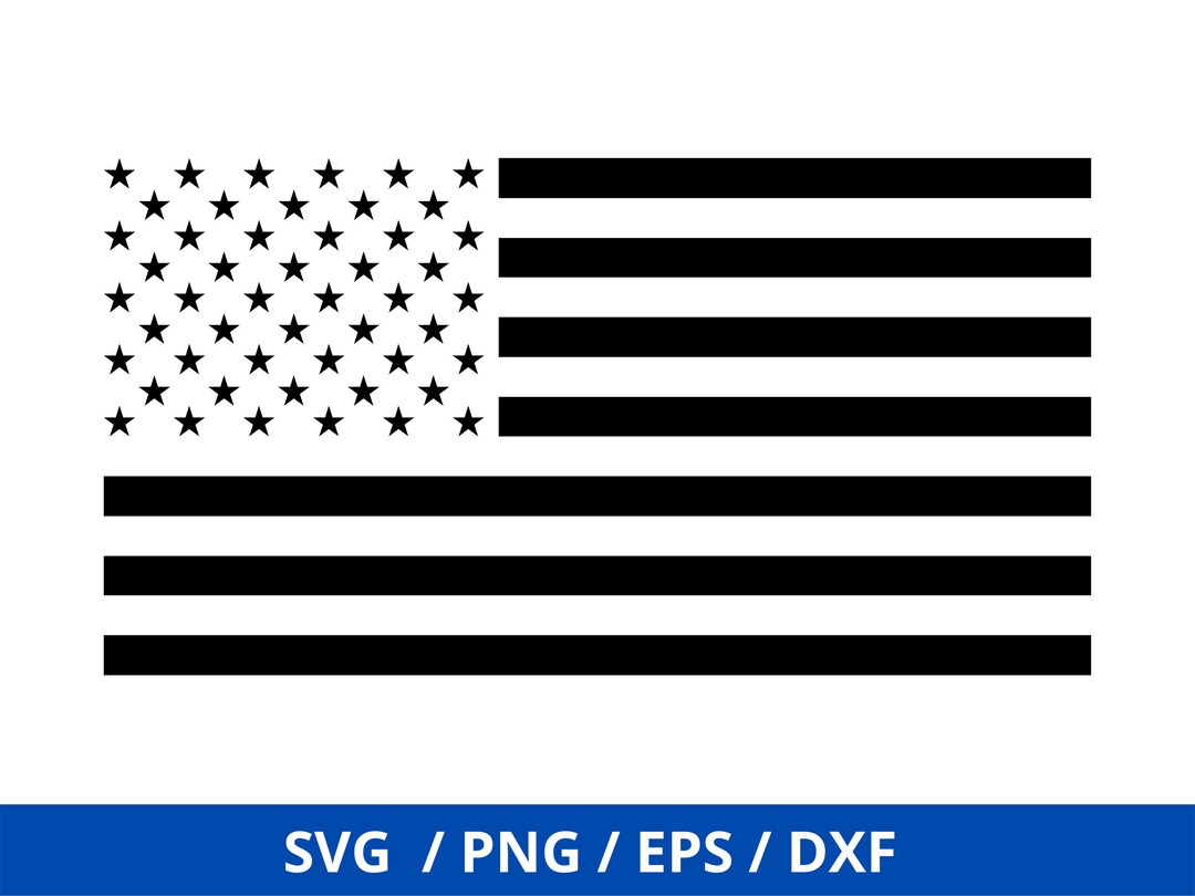 American Flag Svg, American Flag Png, for Cricut and Silhouette, USA ...