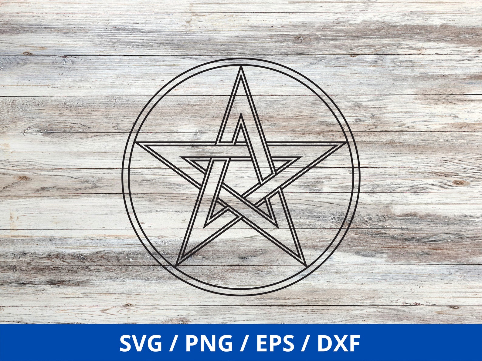 Pentagram SVG, Pentagram Cut File, Star Pentagram Vector, Pentagram ...