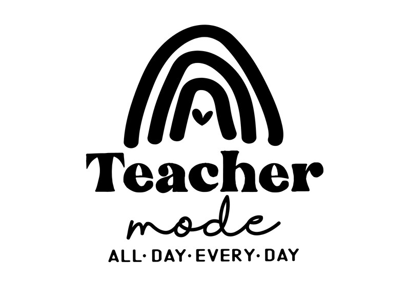 Teacher Mode Svg Teaching Mode Svg Gift for Teacher Teacher | Etsy