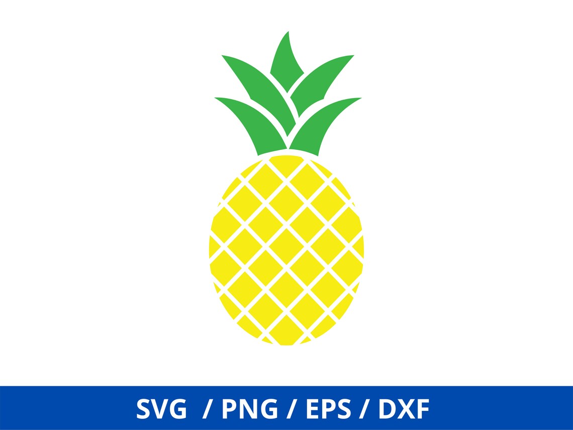 Pineapple Svg Pineapple Clipart Pineapple Png Cut Files for - Etsy
