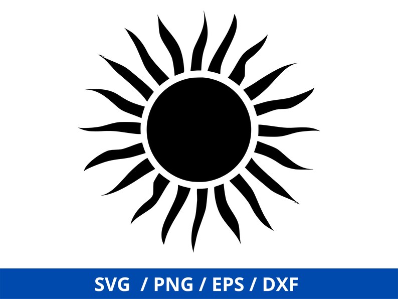 Sun SVG, Sun Cut File, Sun Clipart, Sunshine Svg, Summer Svg, Digital ...