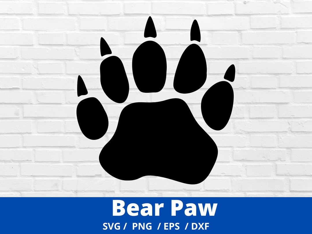 Bear Paw SVG, Bear Claw Svg, Bear Svg, Png, Dxf, and Eps Files - Etsy