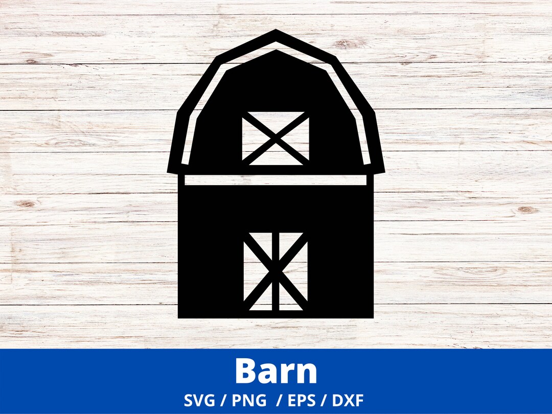 Barn SVG, Barn Outline SVG Cut File, Farm Vector File, Farm House ...