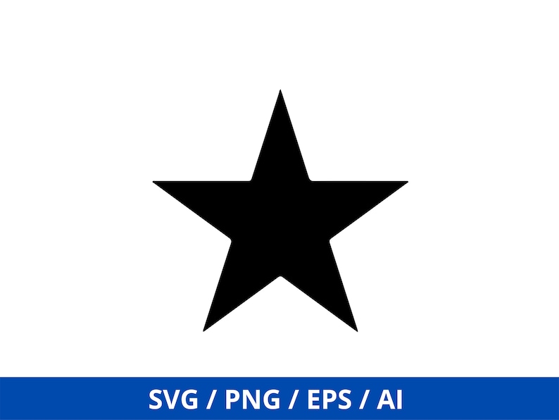 Star Svg, Star Clipart, Star PNG, Star Cut Files, Star Outline SVG ...