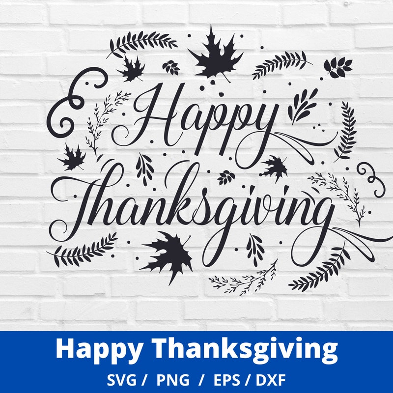 Thanksgiving Svg - Etsy