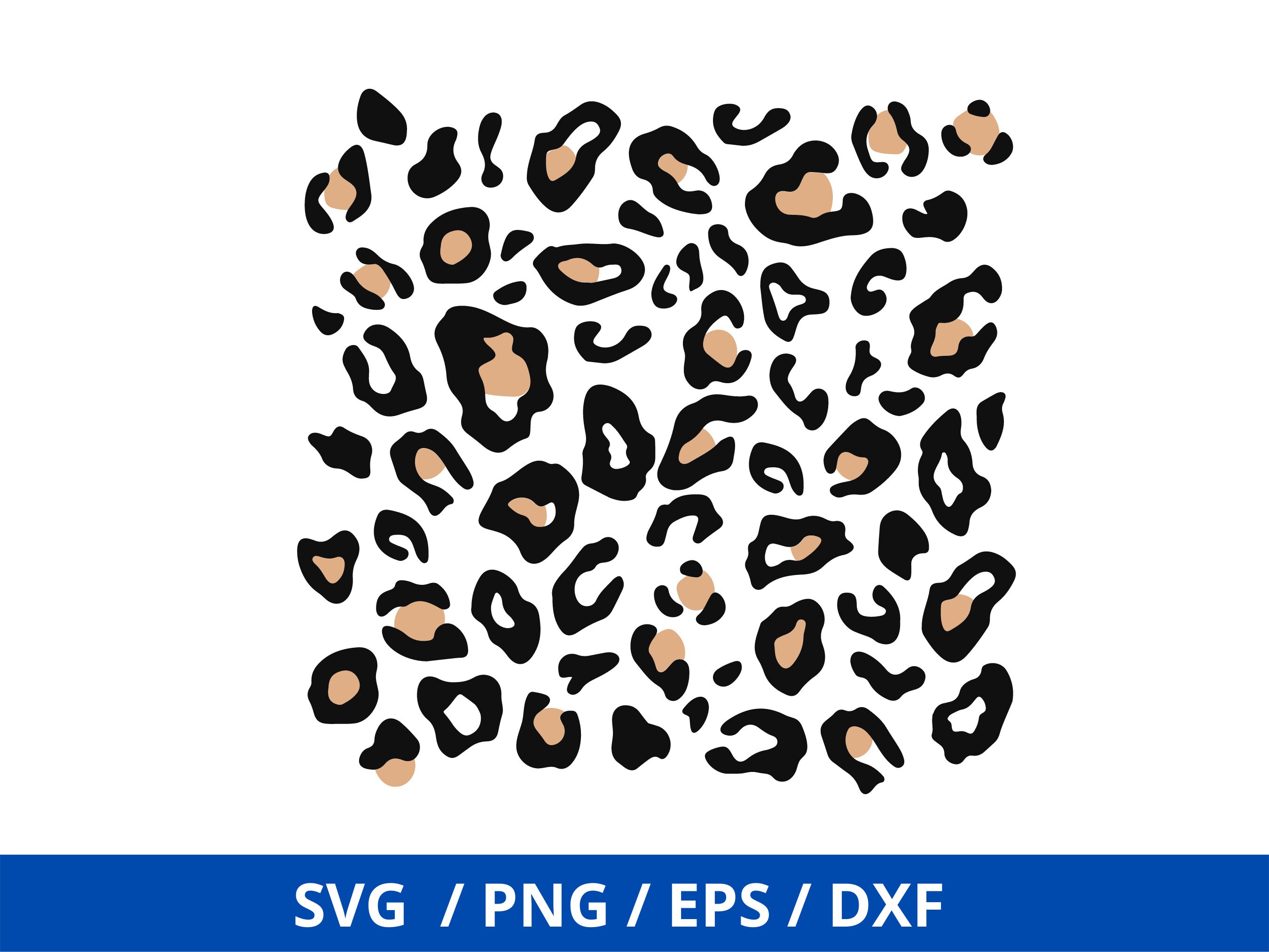 Leopard Print Pattern Svg, Leopard Svg, Cheetah Print Svg, Leopard ...