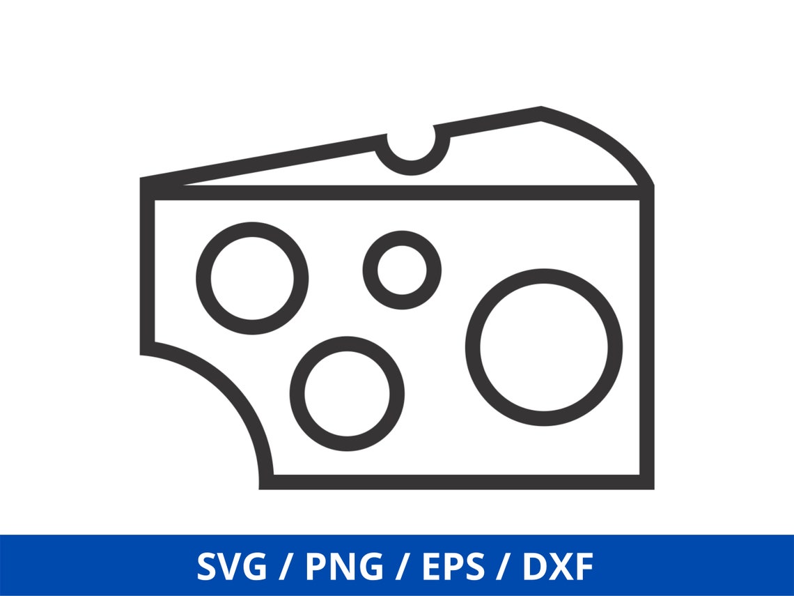 Cheese SVG Files Cheese Wedge Slice SVG Cut Files Cheese | Etsy