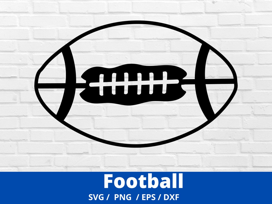 Football SVG, Football Silhouette, Football PNG, Football Cut Files ...