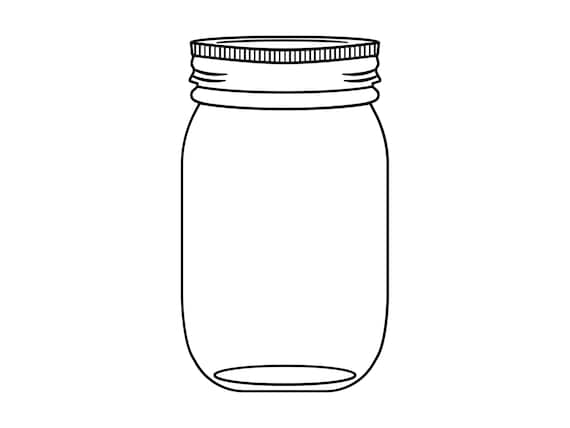 Mason Jar Svg Mason Jar Cut File Mason Jar Cricut Cut File - Etsy