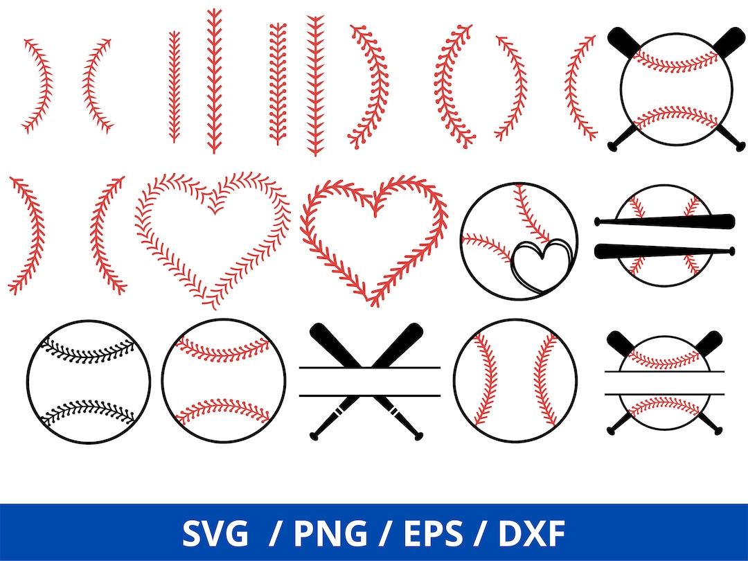 Baseball SVG Bundle, Baseball Svg. Baseball Stitches Svg, Baseball ...