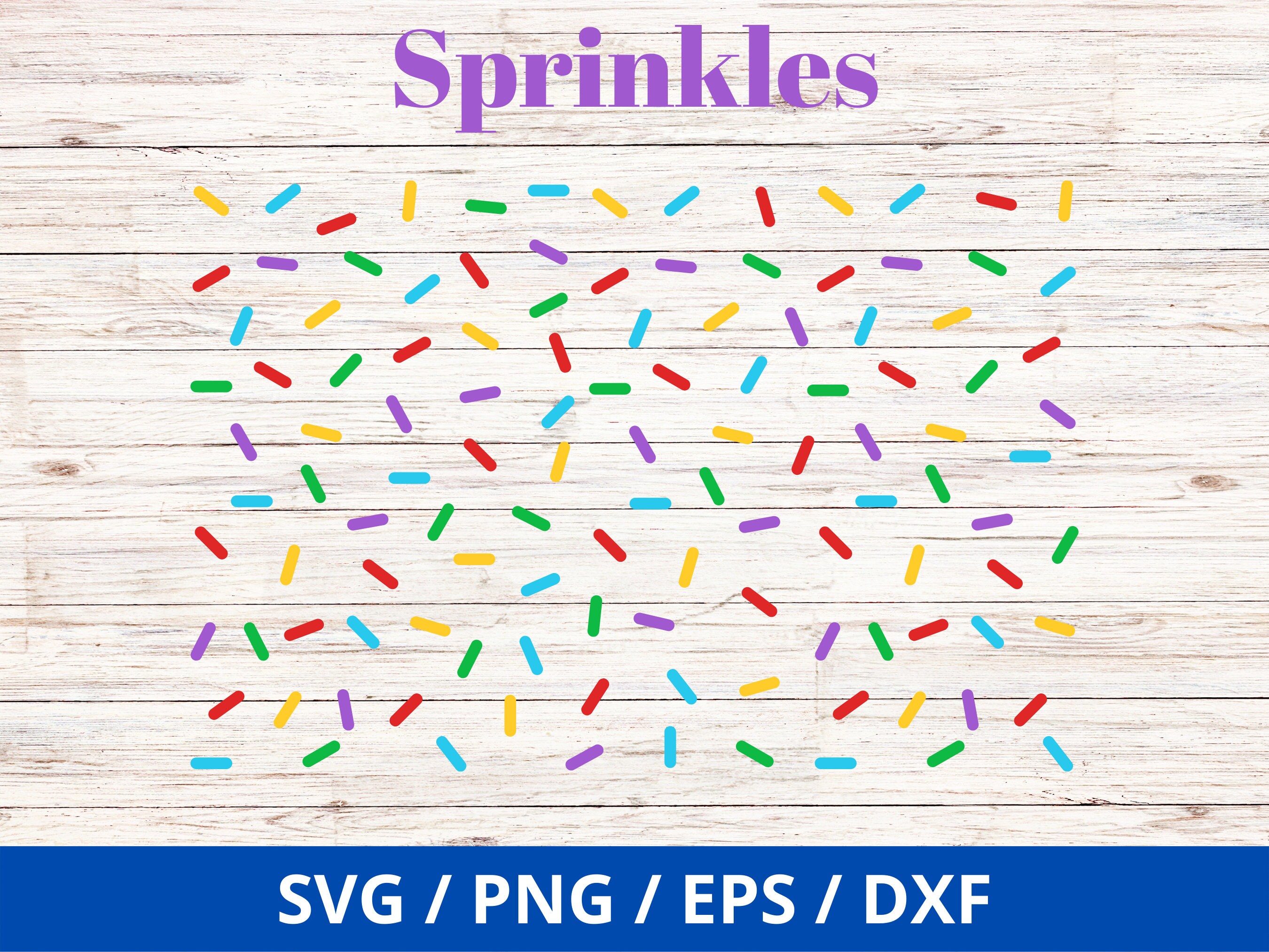 Sprinkle Pattern Svgconfetti Sprinkles Svg | Etsy