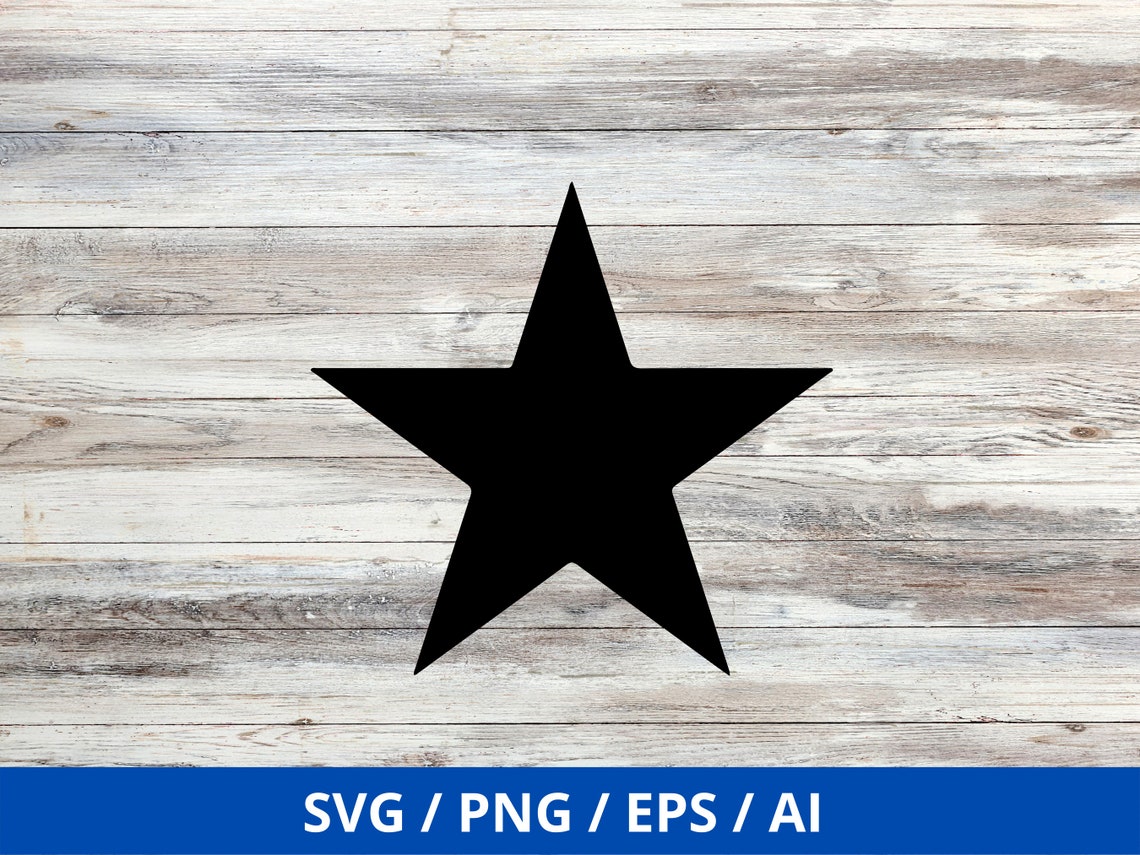 Star Svg, Star Clipart, Star PNG, Star Cut Files, Star Outline SVG ...