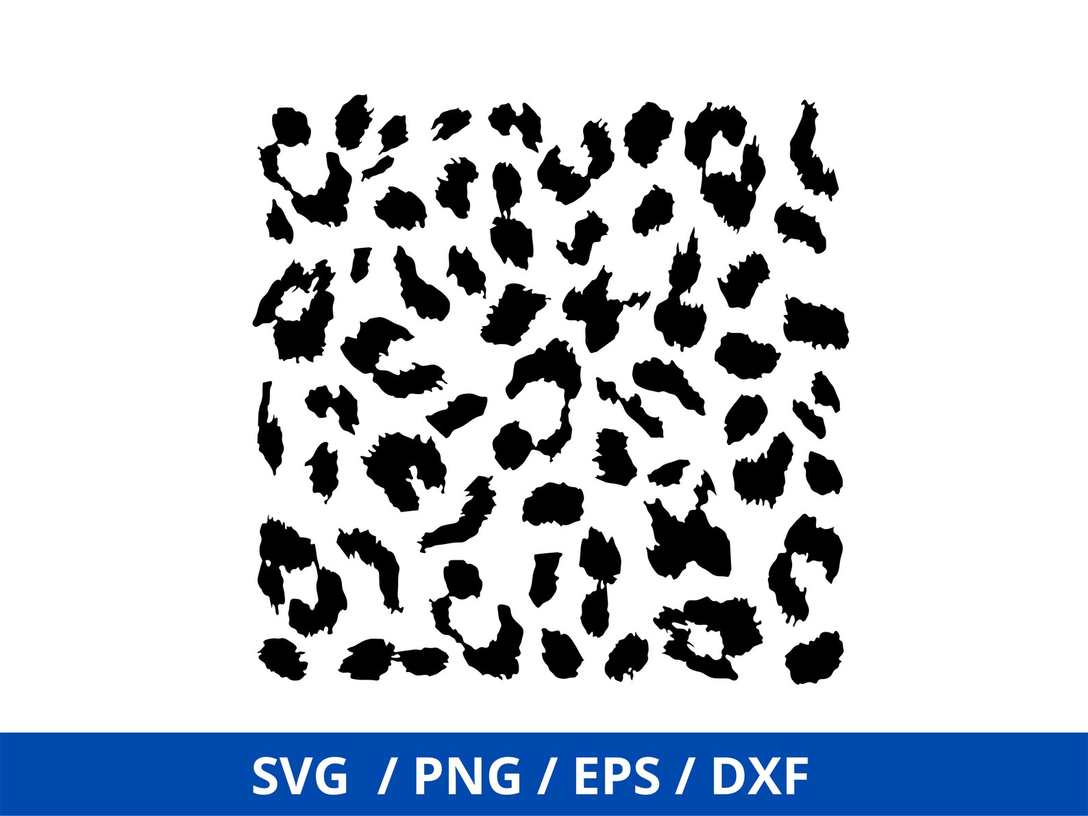 Leopard Print Pattern Svg leopard Print Svg Repeating - Etsy