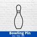 Bowling Pin Svg, Png, Dxf, and Eps Files - Etsy
