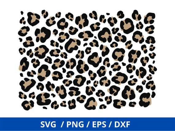 Leopard Print Svg Leopard Print Pattern Svg Repeating - Etsy Australia
