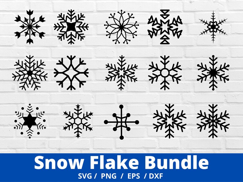 Snowflake Svg Bundle, Flake Winter Svg, Christmas Svg, Winter Svg ...