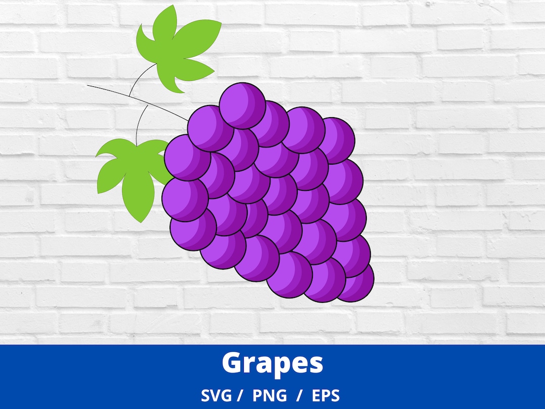Grape SVG, Grapes Svg, Fruit Svg, Wine Svg, Grapes, Svg Cut File, Vine ...
