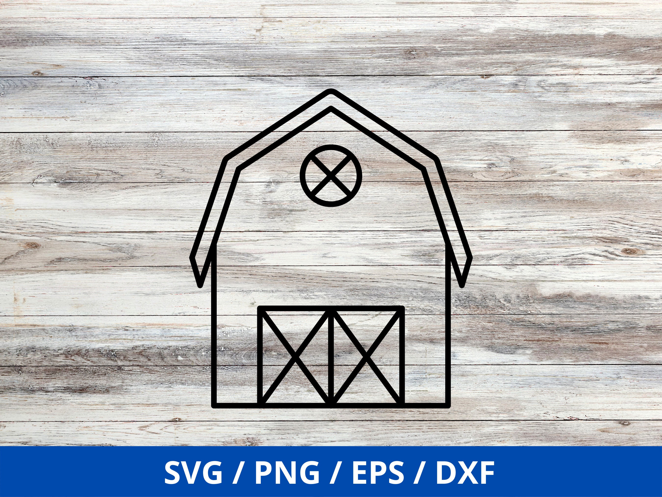 Barn SVG Files,barn Outline SVG Cut File, Farm Svg, Farm House Svg ...