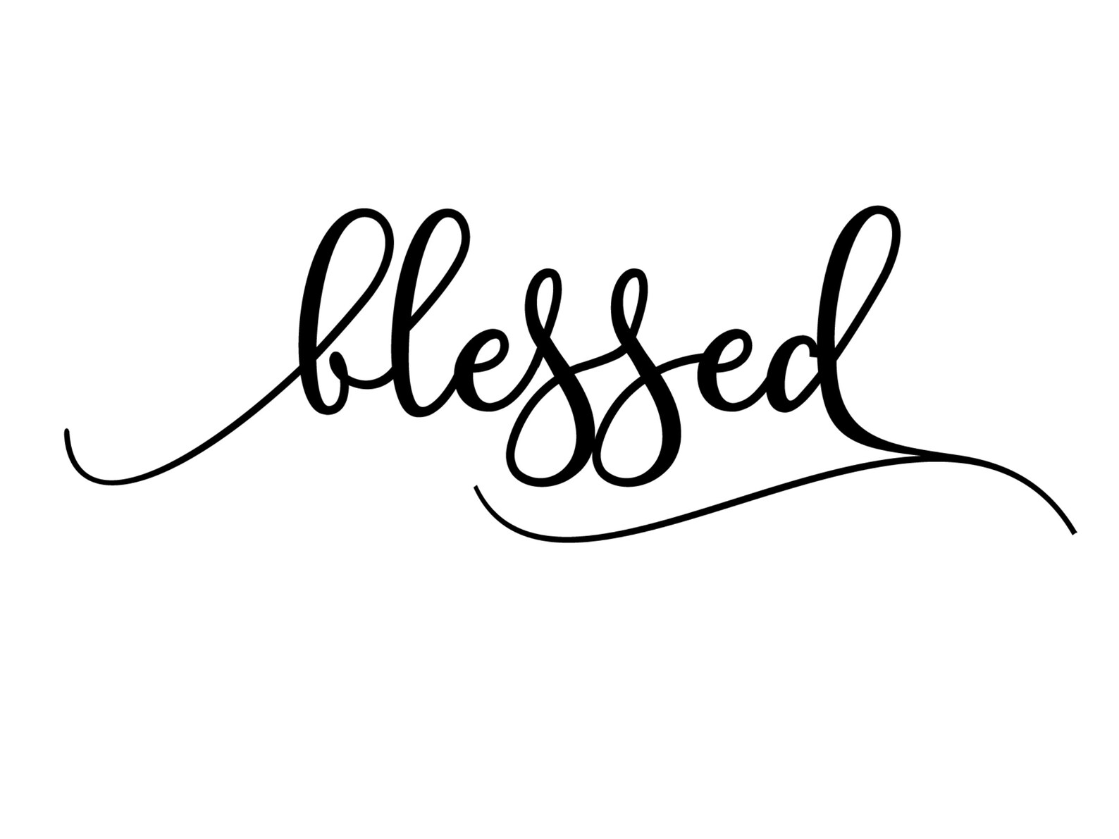 Blessed Svg File Blessed Word Svg Blessed Cut File Blessed - Etsy