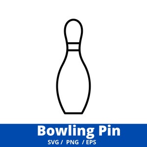 Bowling Pin Svg, Png, Dxf, and Eps Files - Etsy