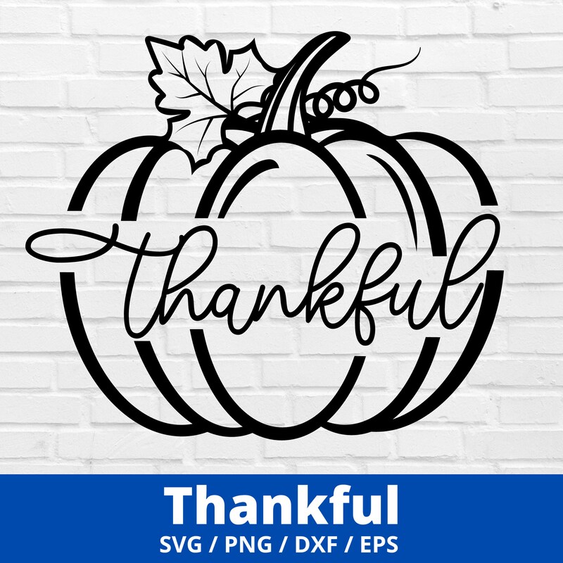 Thankful Svg - Etsy