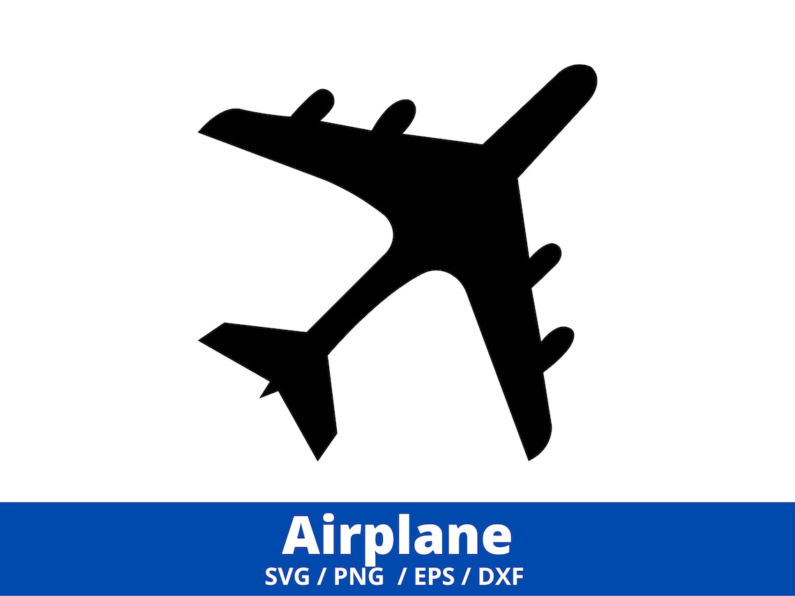Airplane SVG Airplane Png Airplane Cut File Airplane Vector - Etsy