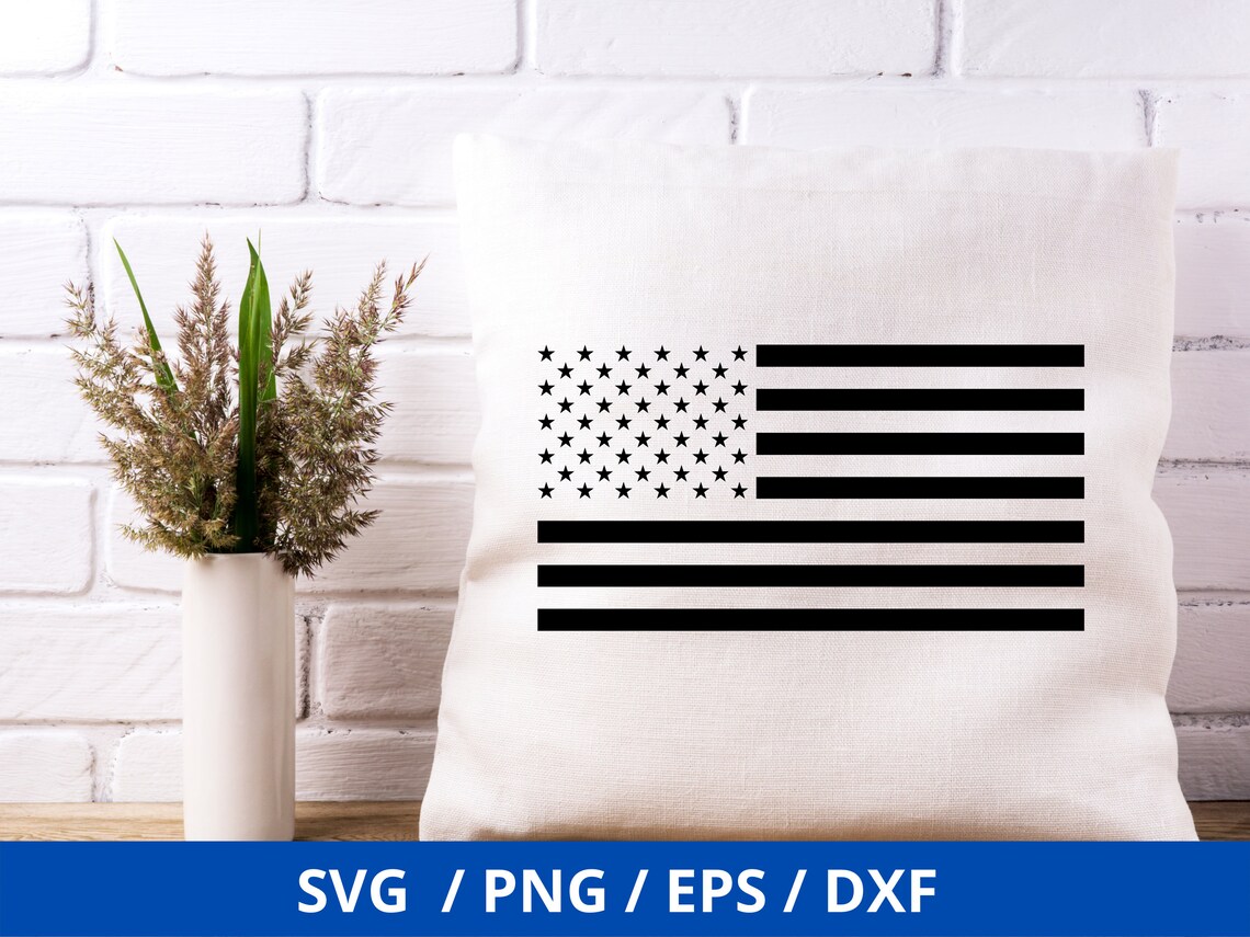 American Flag Svg, American Flag Png, for Cricut and Silhouette, USA ...