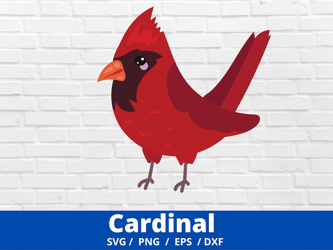Cardinal Bird SVG, Northern Red Bird Svg, Red Cardinal, Cardial Clipart ...