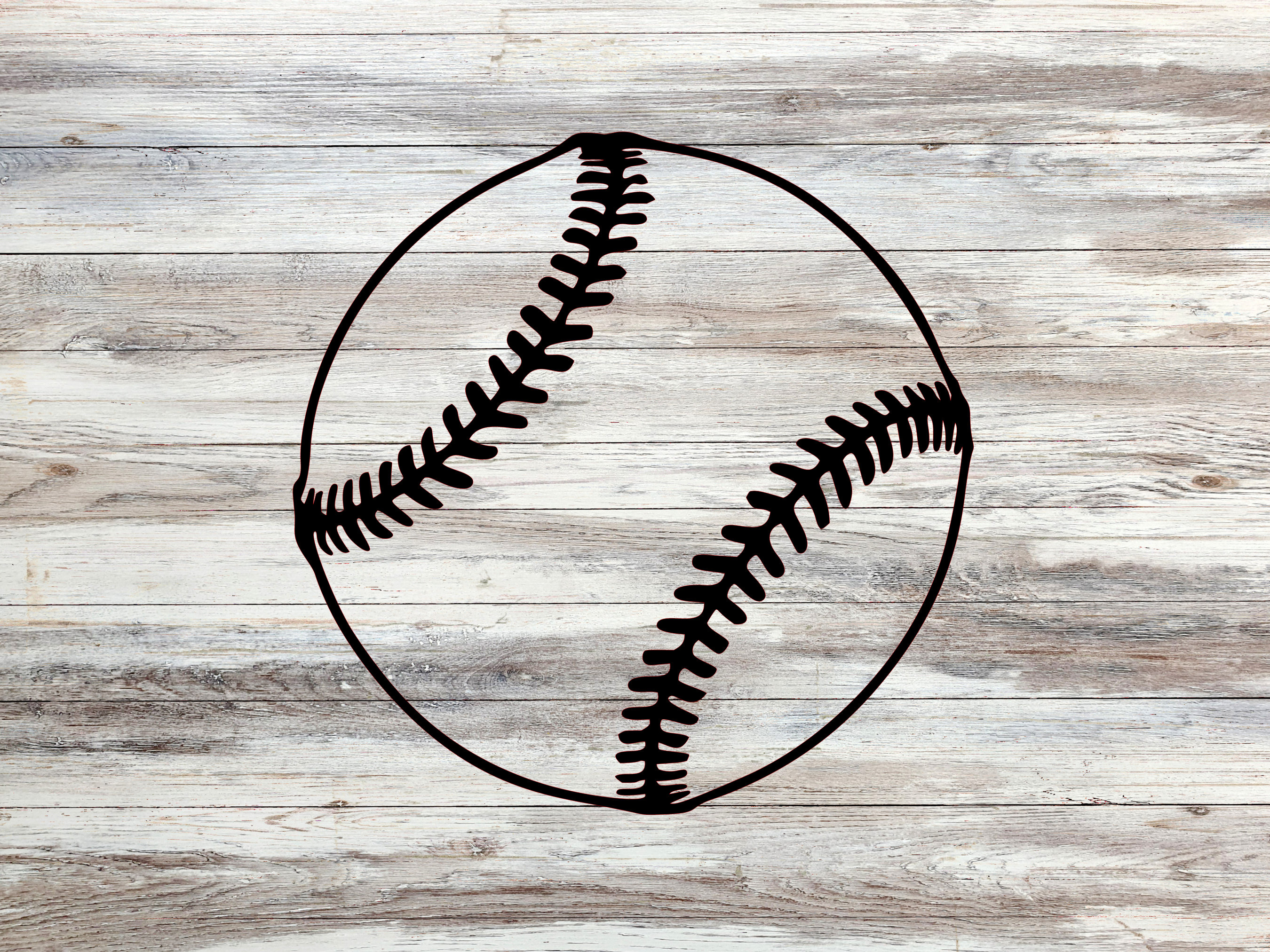 Baseball Outline Svg Baseball Svg Baseball Outline Cut File - Etsy