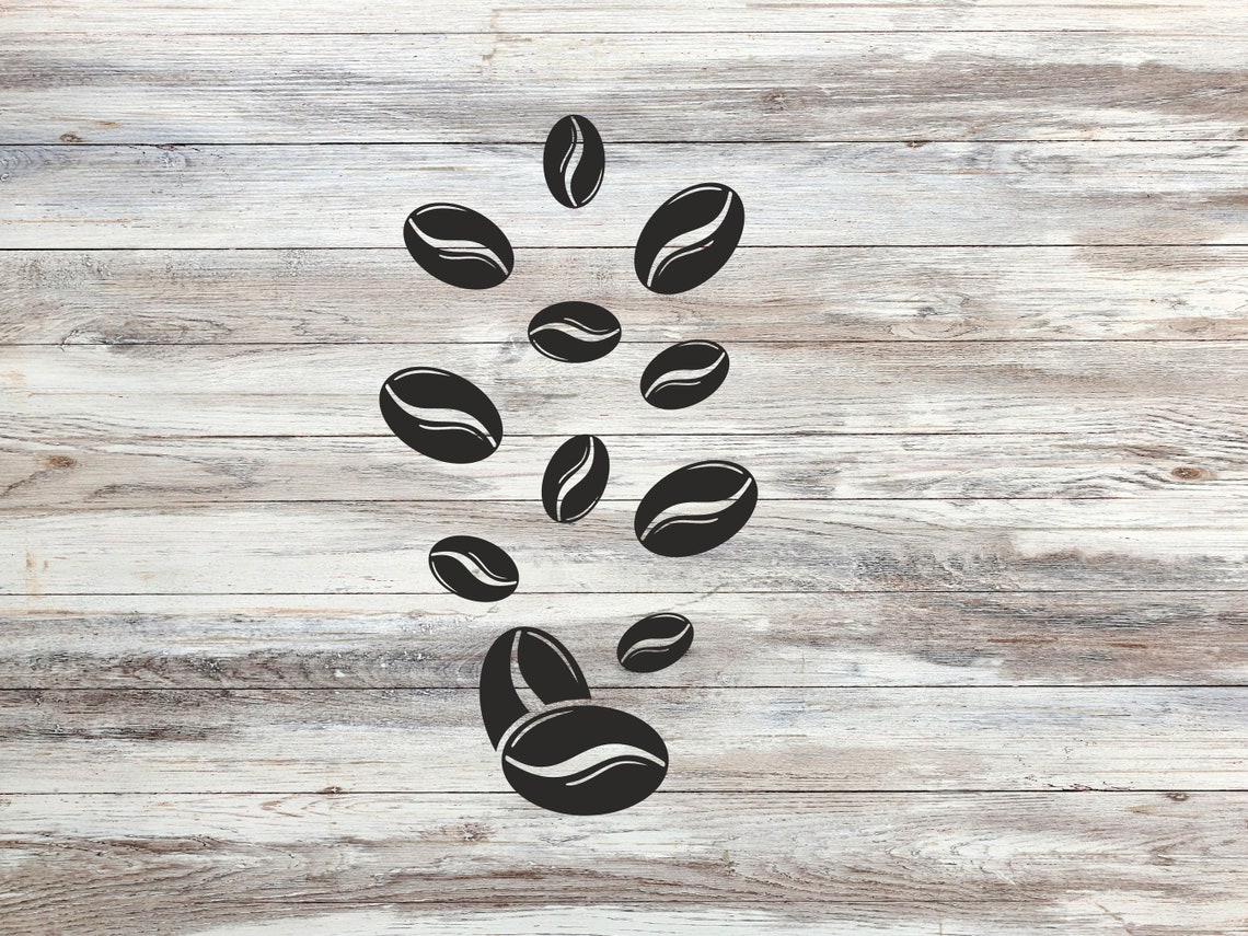 Coffee Bean Svg Coffee Bean Cluster Svg Coffee Svg for | Etsy