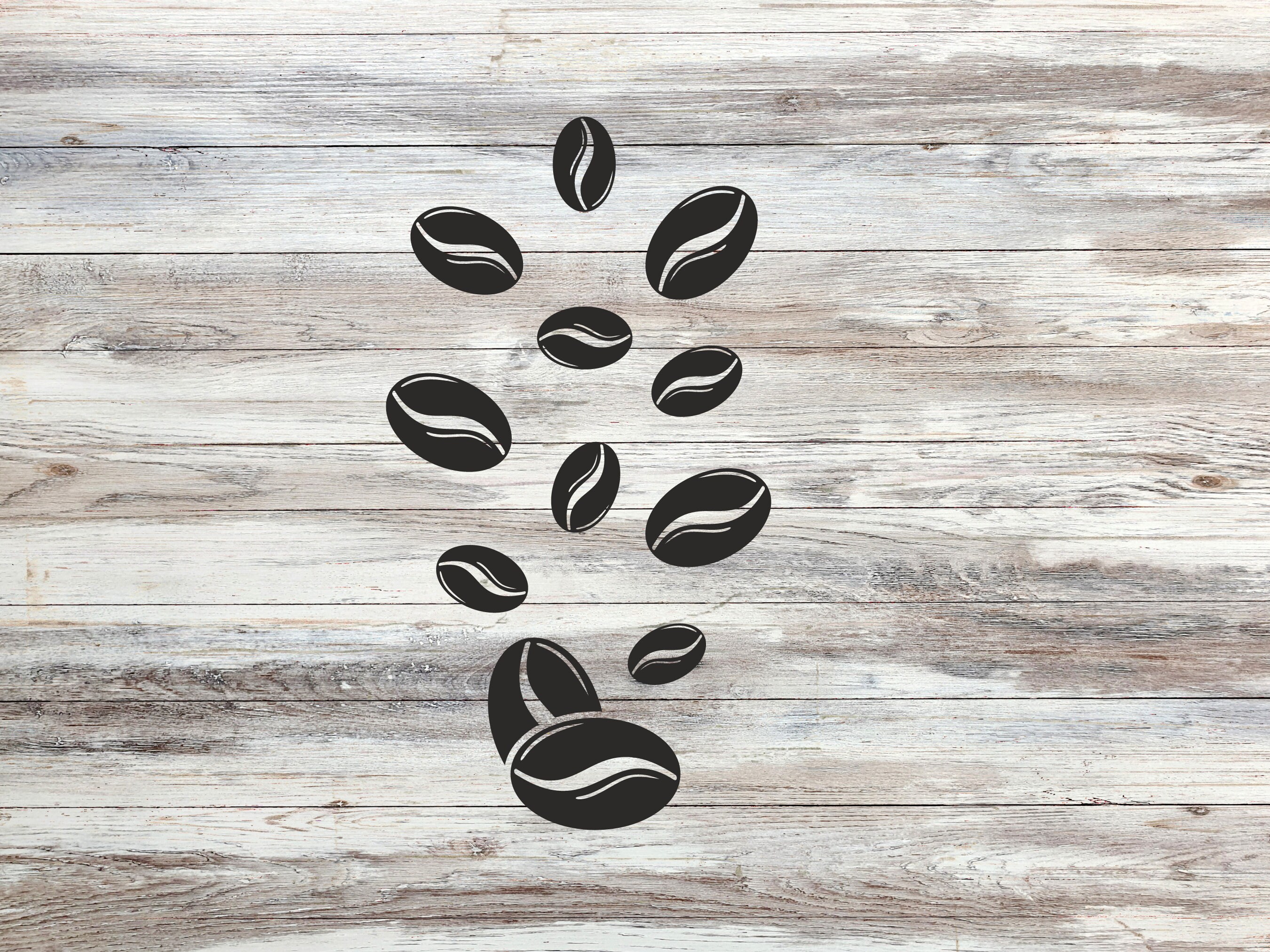 Coffee Bean Svg - Coffee Bean Cluster Svg - Coffee Svg for Cricut ...
