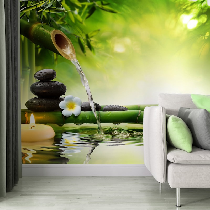Bamboo Wallpaper - Etsy