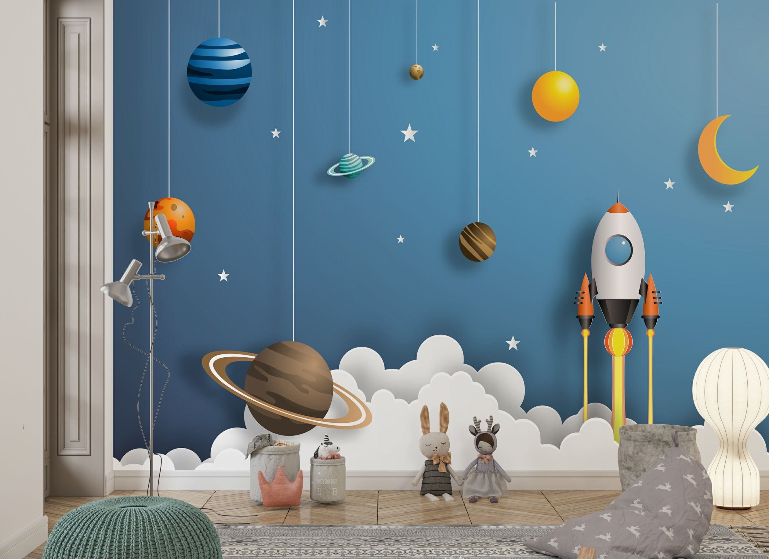 Rocket Wallpaper Children