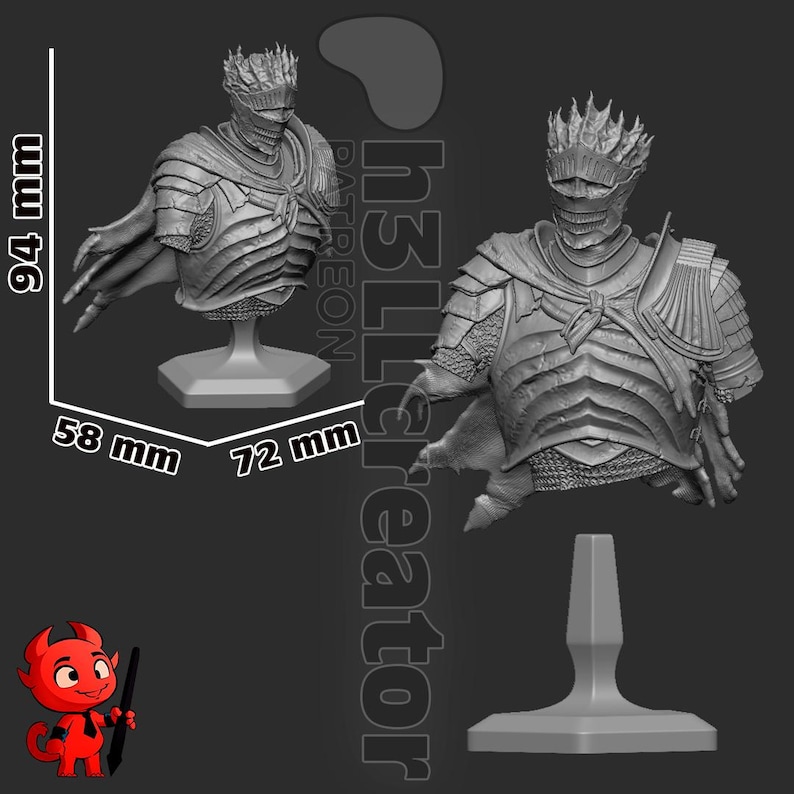 Cinder Knight Garage Kit | Fanmade Model | One Very Hard Game | 3D ...