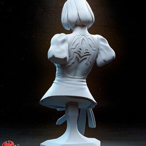 Nier Automata 2B Garage Kit Fanmade Model by H3llcreator Yorha Soldier ...