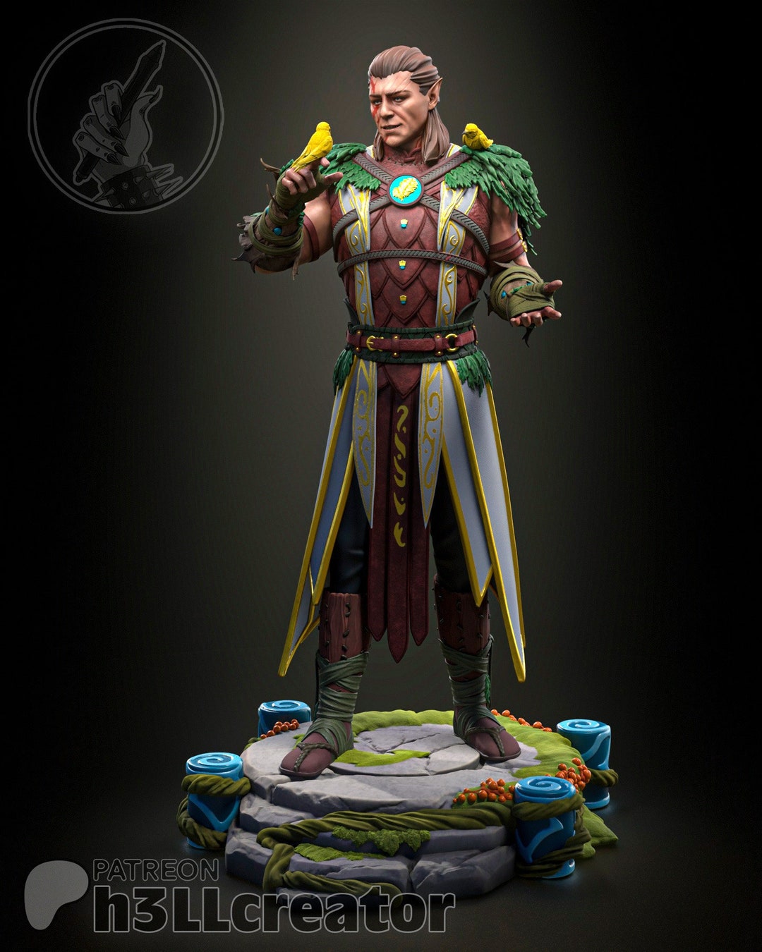 Baldurs Gate 3 Halsin Garage Kit | Fanmade Model | Druid Daddy | 3D ...