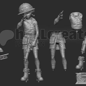 Arcane Isha Garage Kit | Fanmade Model by H3llcreator & Bulkamancer ...