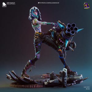 Arcane Jinx Garage Kit | Fanmade Model by Bulkamancer & H3llcreator ...