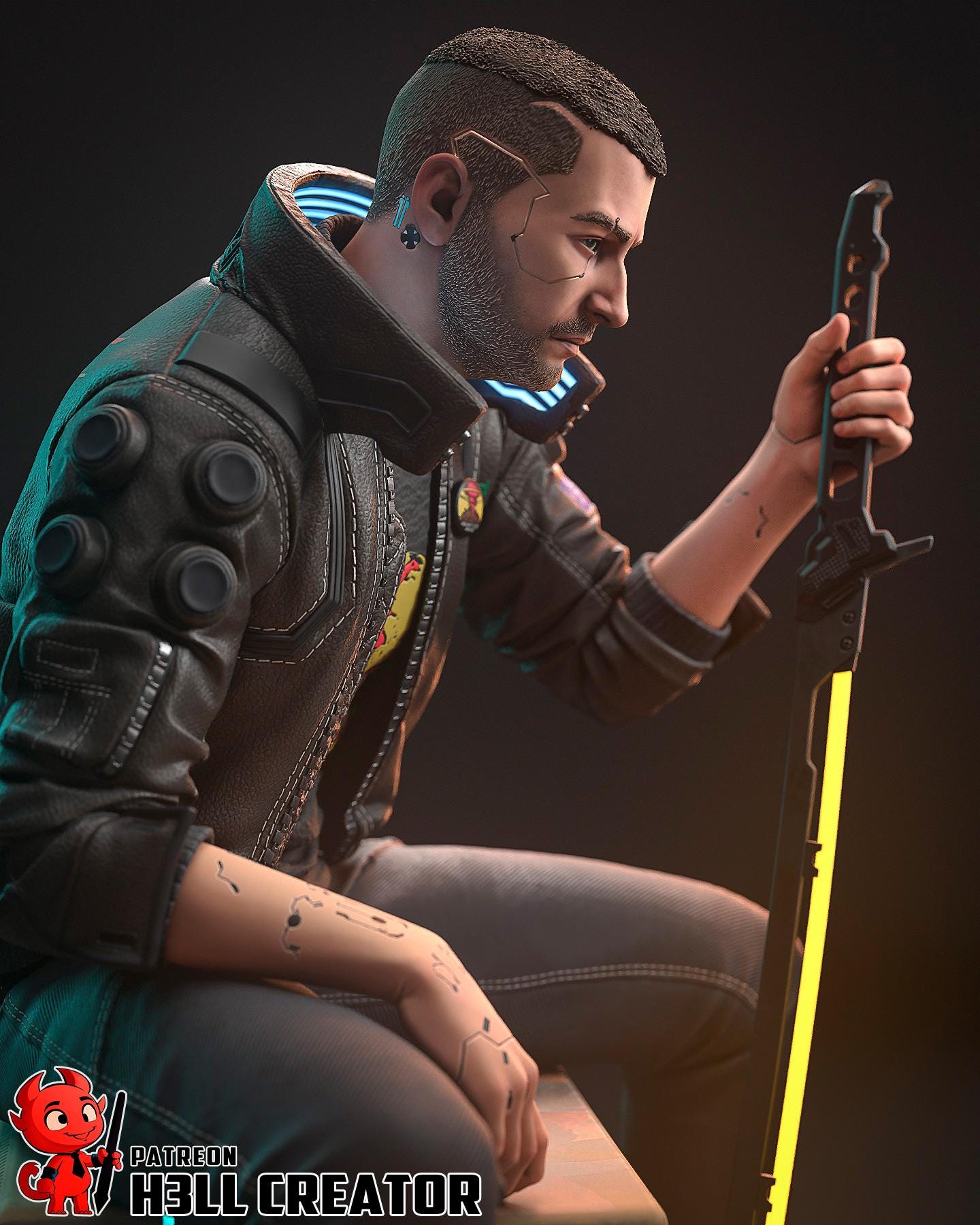 Male V Garage Kit | Fanmade Model by H3llcreator | the Not Silent ...
