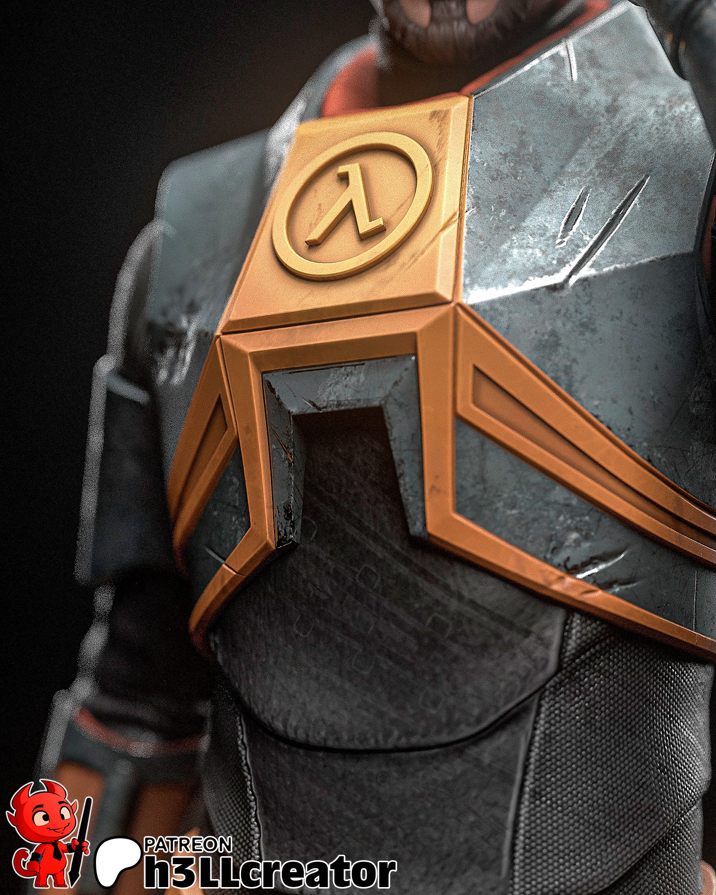Half-life Gordon Freeman Garage Kit | Fanmade Model by H3llcreator ...