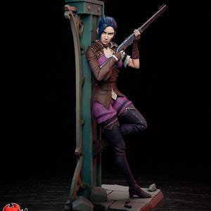 Arcane Caitlyn Garage Kit | Fanmade Model by H3llcreator | League of ...