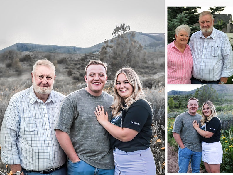 Photo Merge or Add People to Photo Family Portrait - Etsy