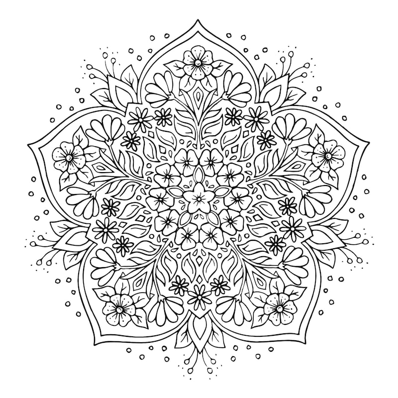 Intricate Coloring - Etsy