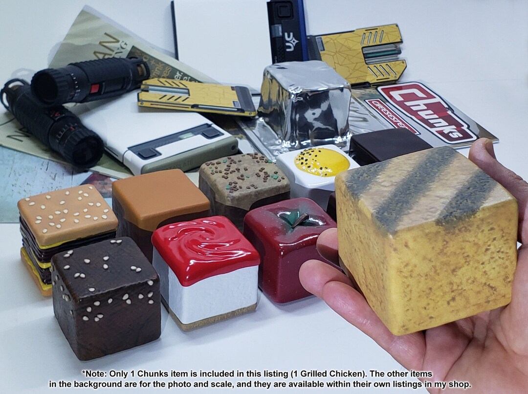 Chunks Grilled Chicken Starfield Inspired, 1:1 Full Scale Prop Replica ...