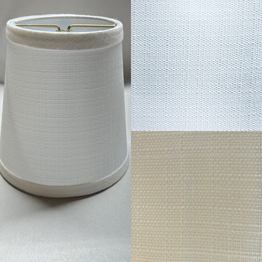SPIDER TOP Clip on Textured Linen Fabric Hardback Lamp Shades - Etsy