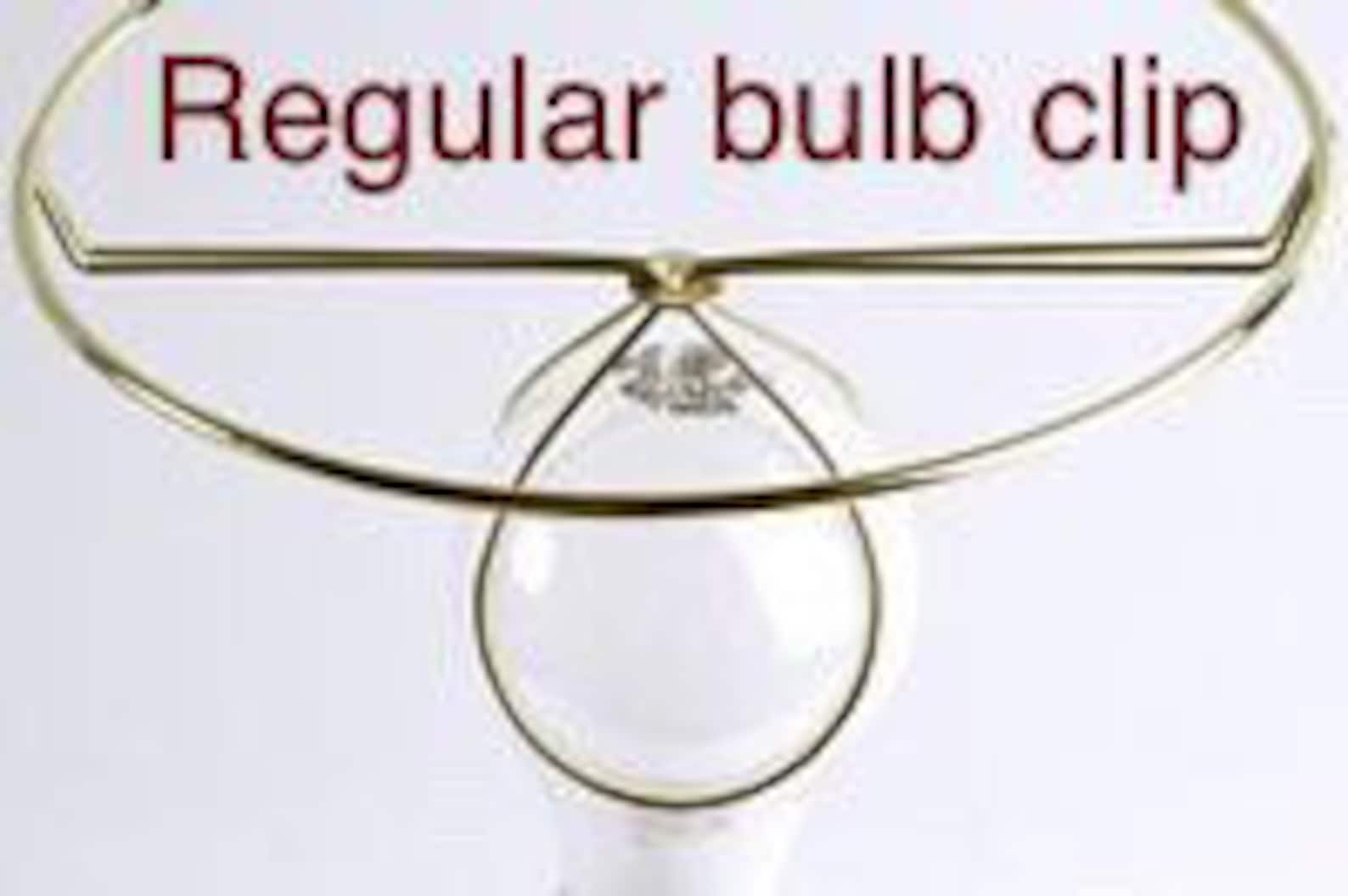 BULB CLIP ON Parchment Paper Hardback Lamp Shades in Various Papers ...