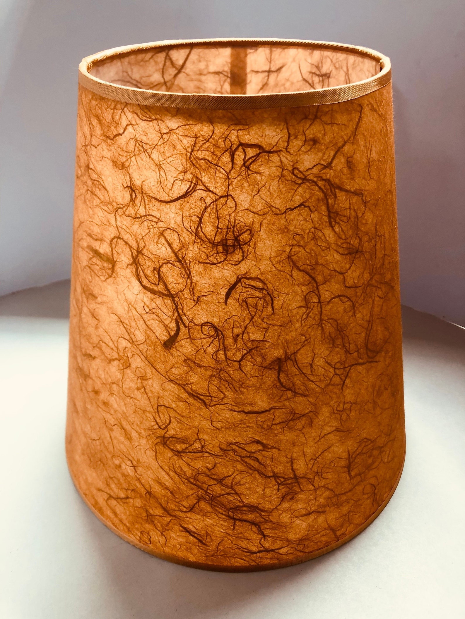 Copper Mulberry Parchment Paper Hardback Lamp Shades in - Etsy