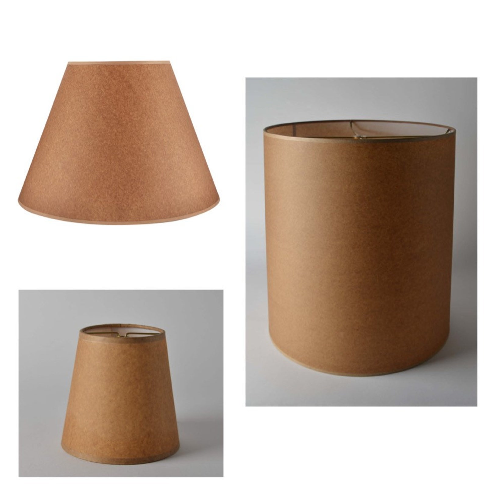 Kraft Paper Hardback Lamp Shades in Various Sizes. Available - Etsy